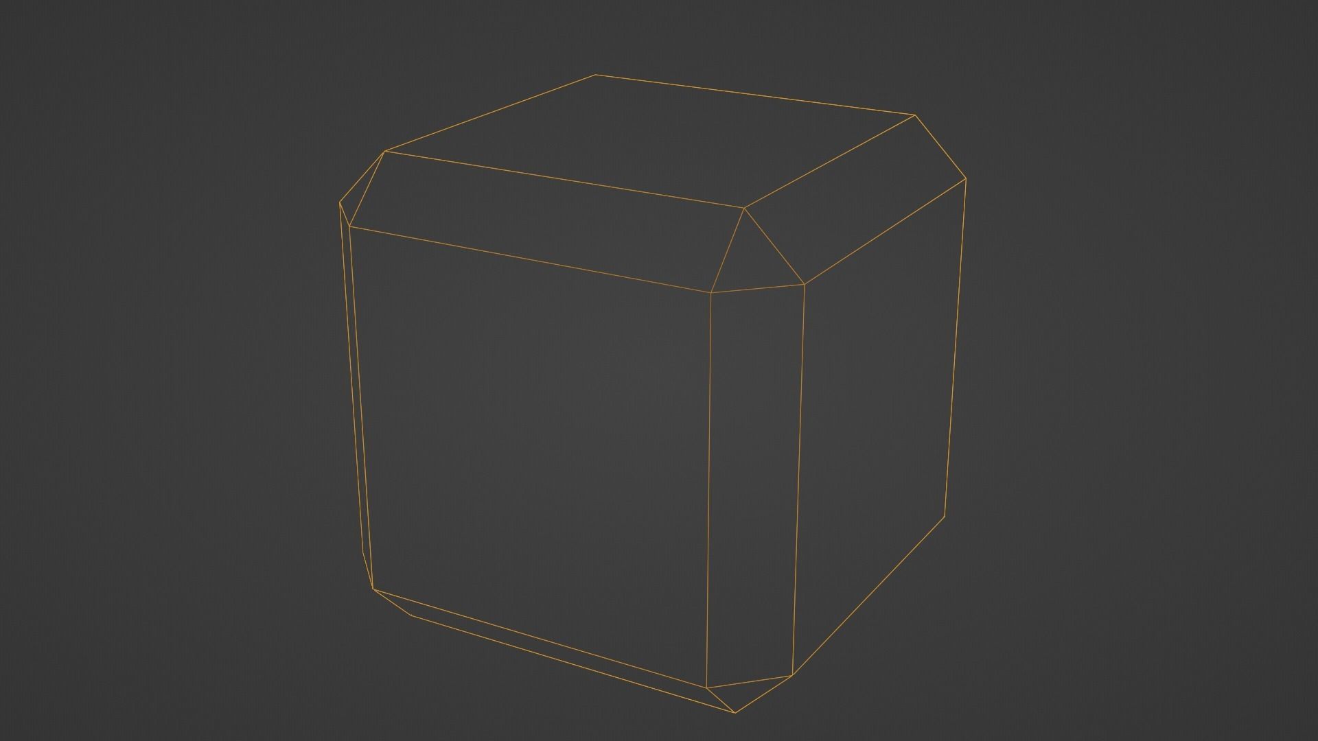 3D model scalable low poly cube VR / AR / low-poly | CGTrader