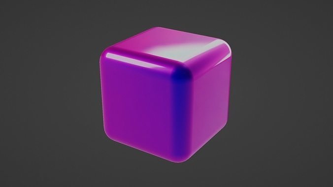 3D model Filleted cube VR / AR / low-poly | CGTrader
