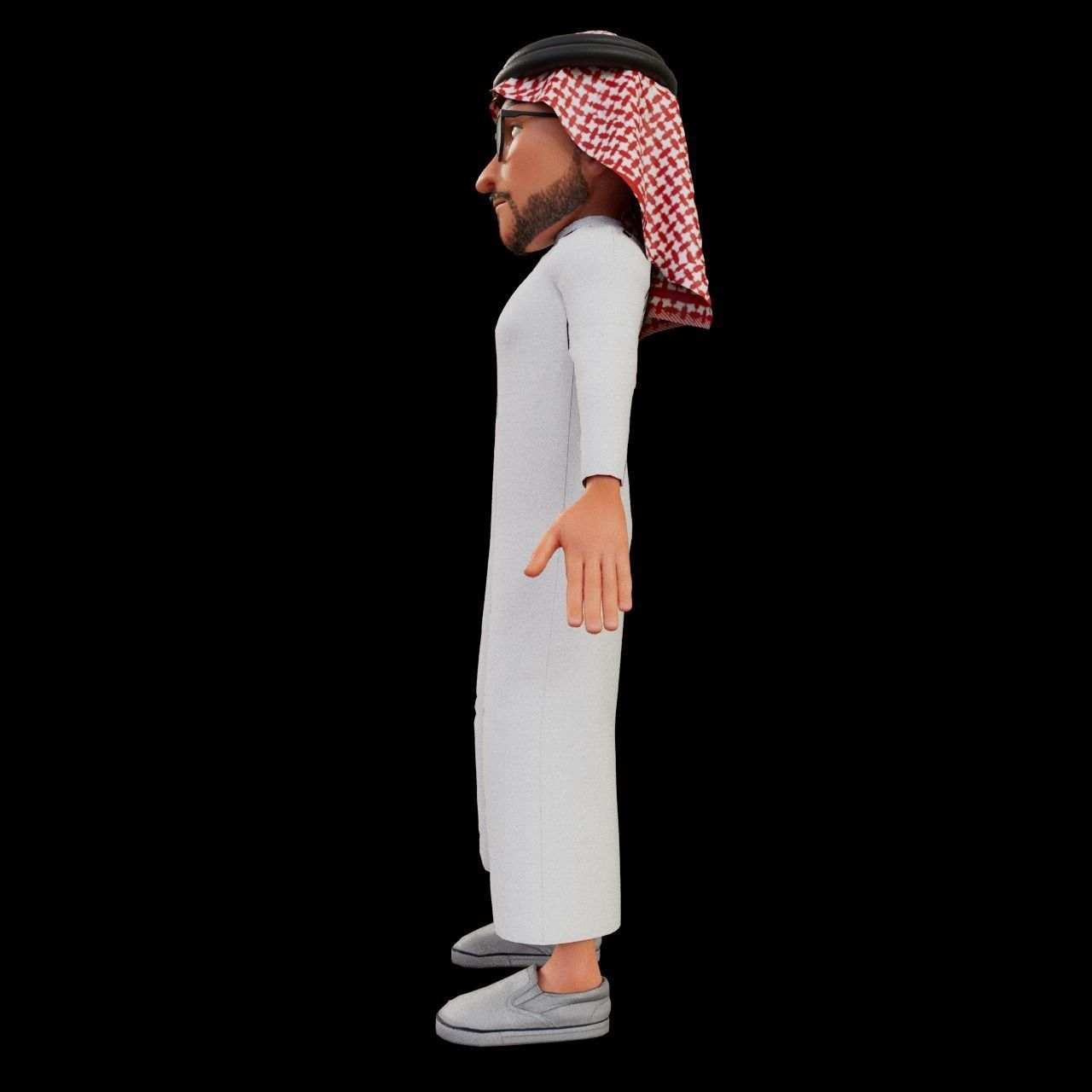 3D model Arab man Rigged Character 3d Model VR / AR / low-poly | CGTrader