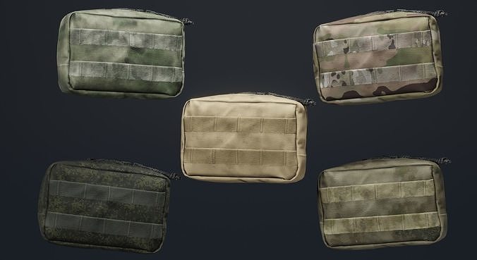 3D model WARTECH UP-108 Utility Pouch VR / AR / low-poly | CGTrader