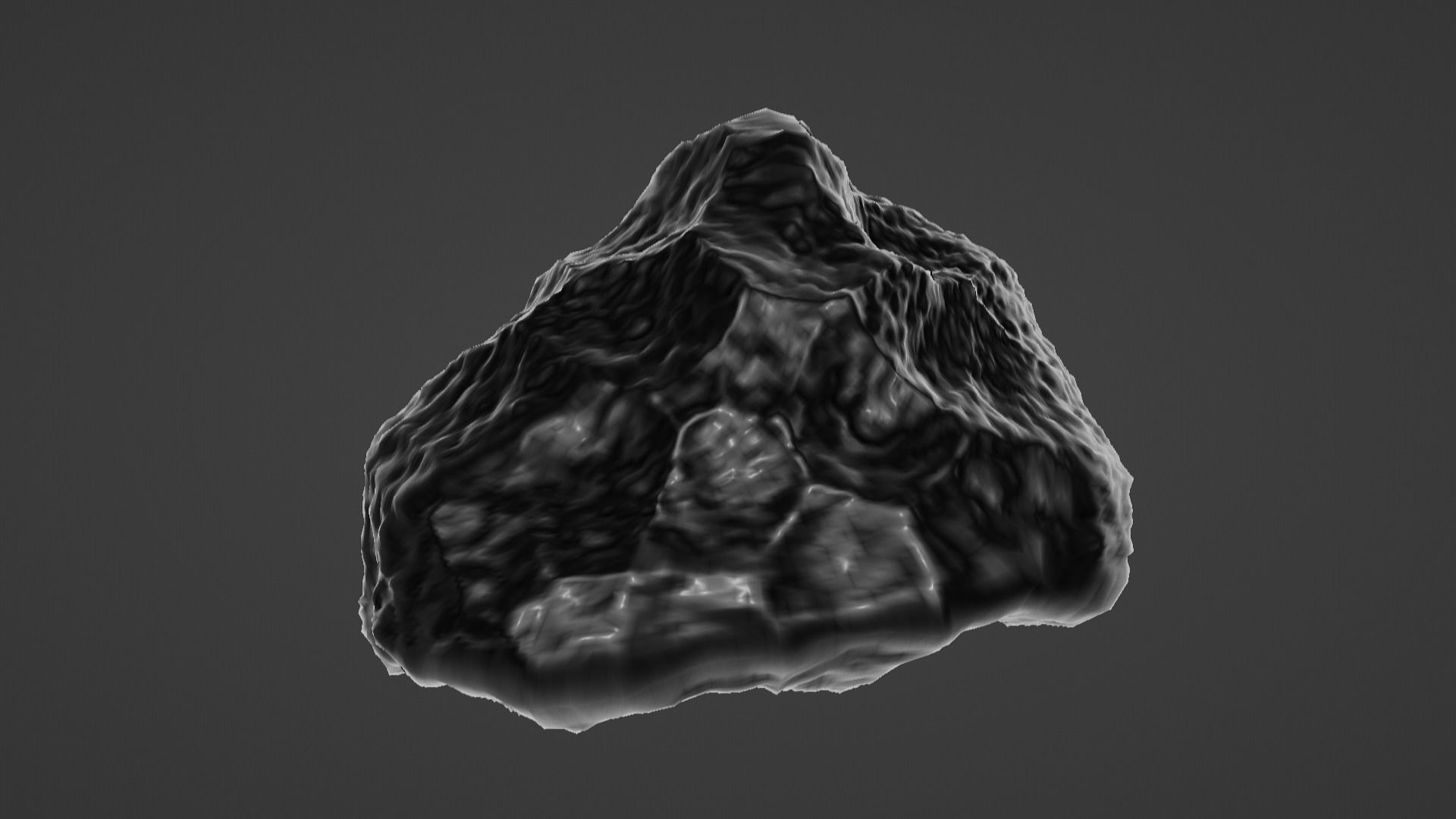 Moon rock meteorite free 3D model 3D printable | CGTrader