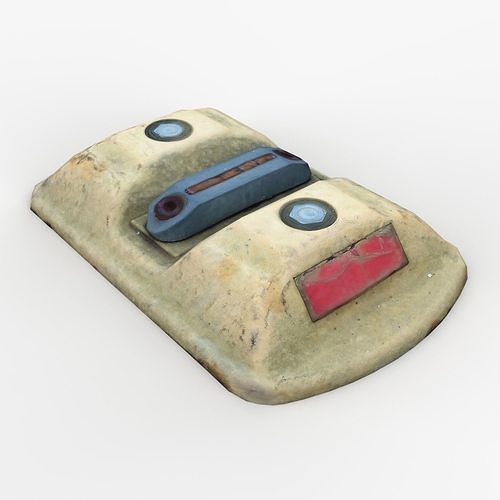 3D model Traffic Bump Scan VR / AR / low-poly | CGTrader