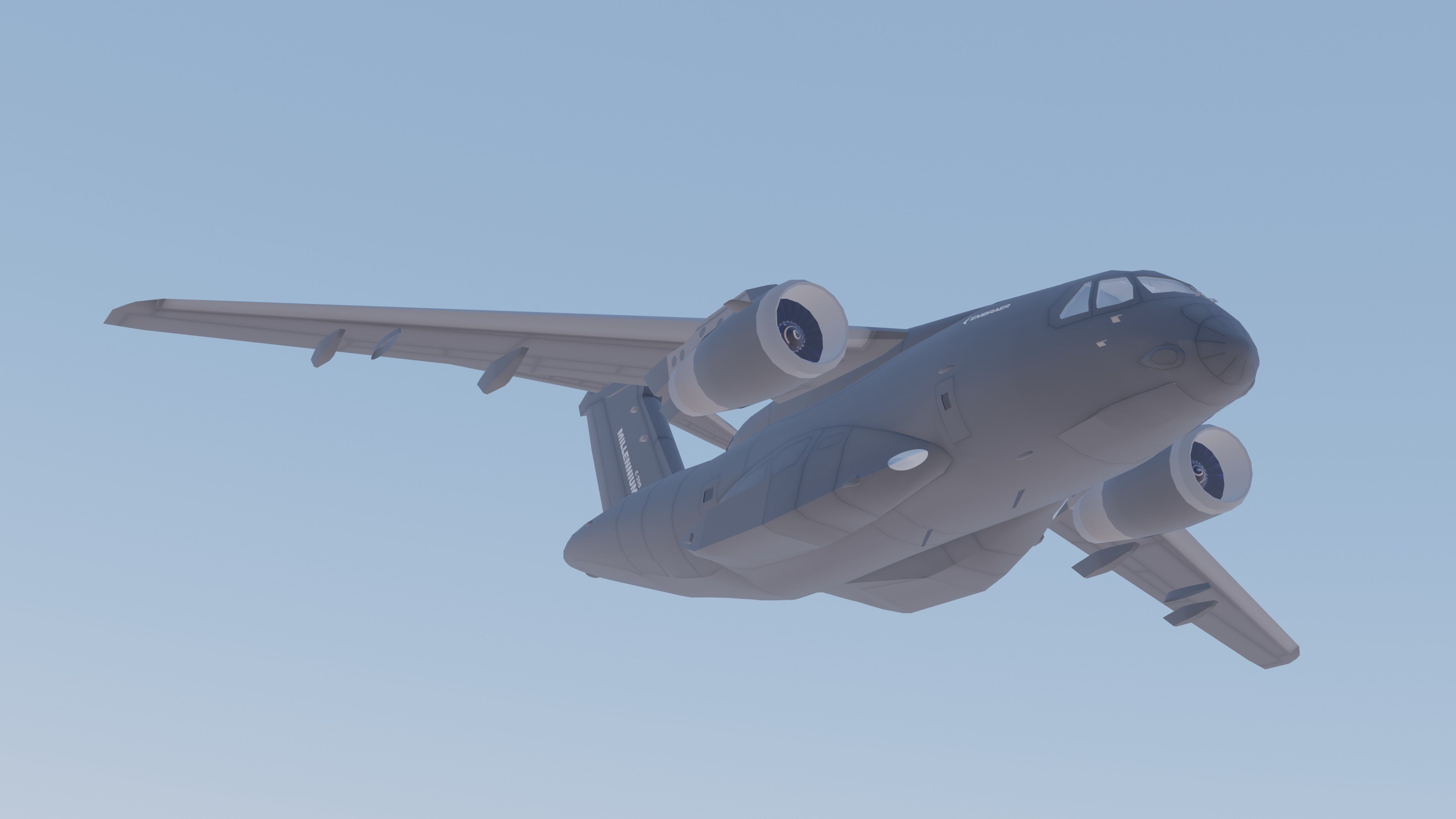 3D model Embraer C-390 Millennium VR / AR / low-poly | CGTrader