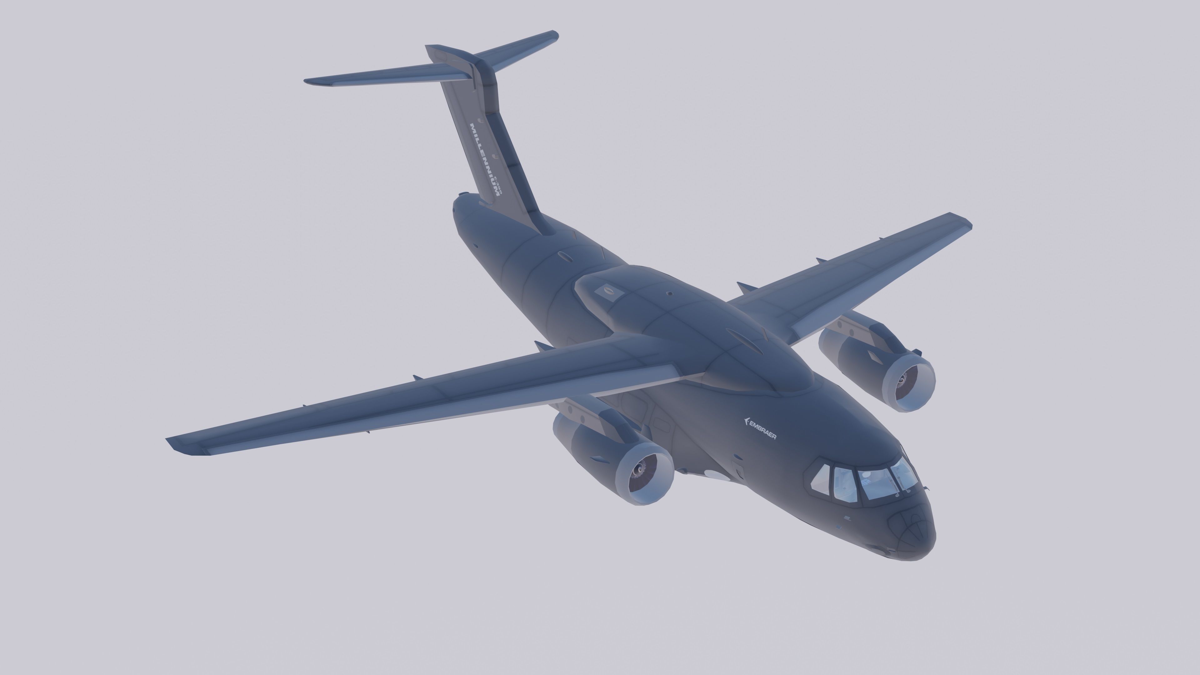3D model Embraer C-390 Millennium VR / AR / low-poly | CGTrader