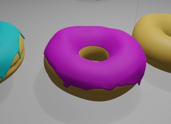 delicious donuts 3D model | CGTrader
