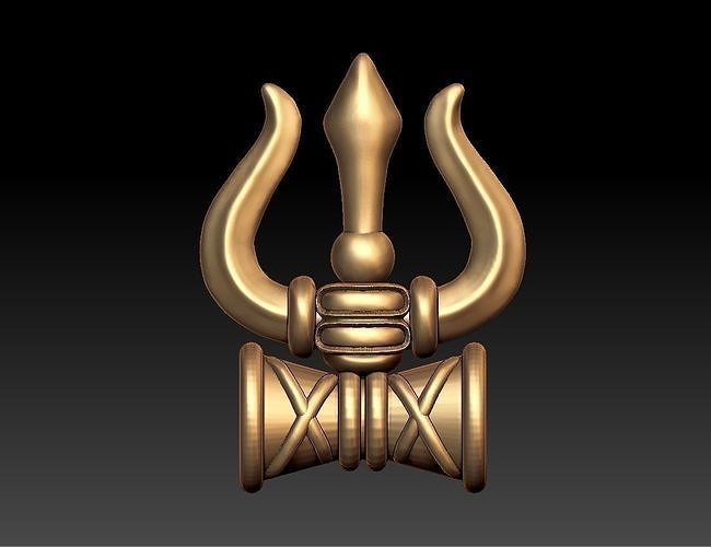 TRISHUL PENDENT 3D model 3D printable | CGTrader