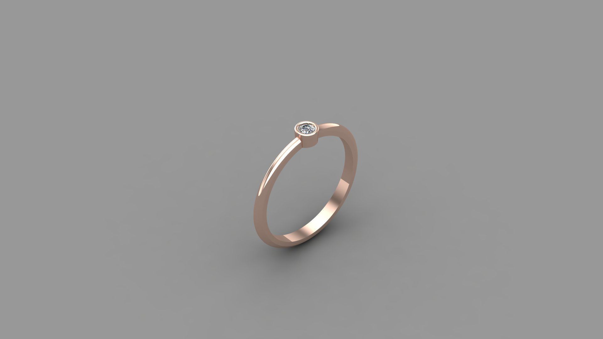 Diamond Ring Cad SR3 3D model 3D printable | CGTrader