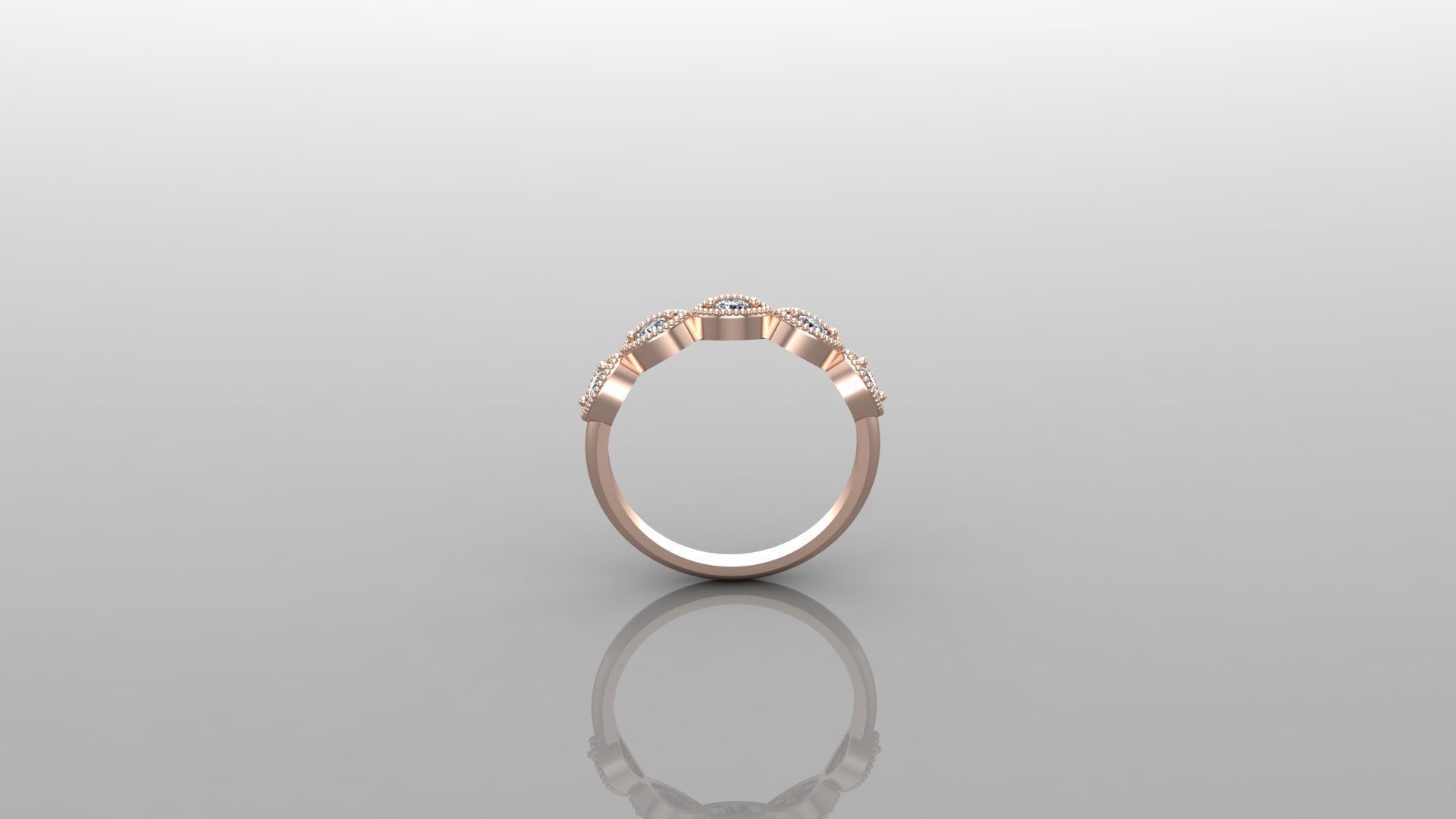 Diamond Ring Cad SR21 3D model 3D printable | CGTrader