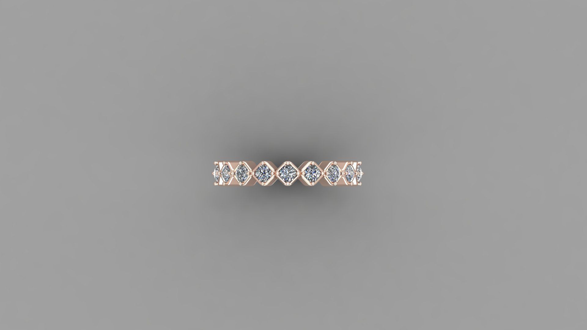 Diamond Ring Cad SR11 3D model 3D printable | CGTrader