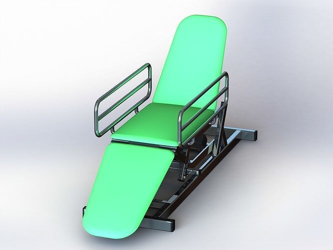 General Medical Clinic Chair for Patients free 3D model rigged | CGTrader