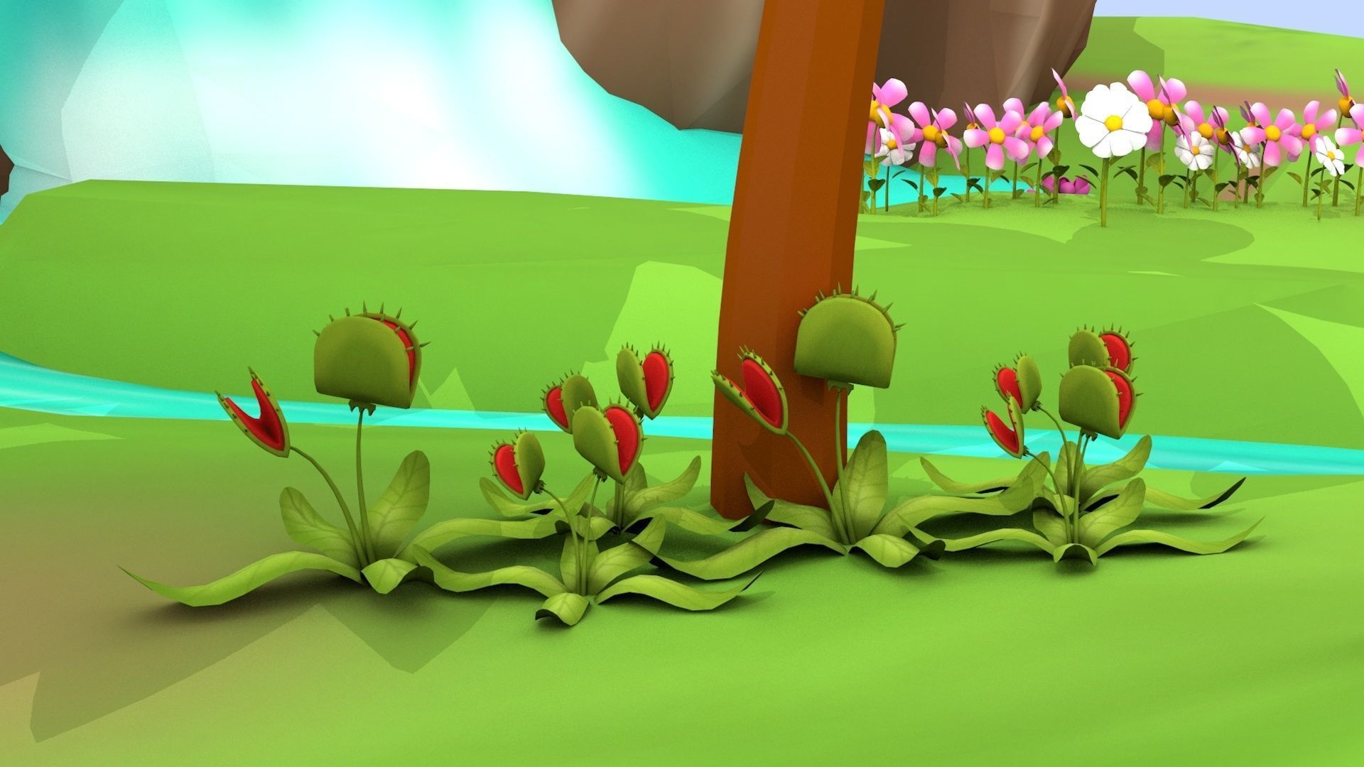 3D model Island Environment - Landscape VR / AR / low-poly | CGTrader