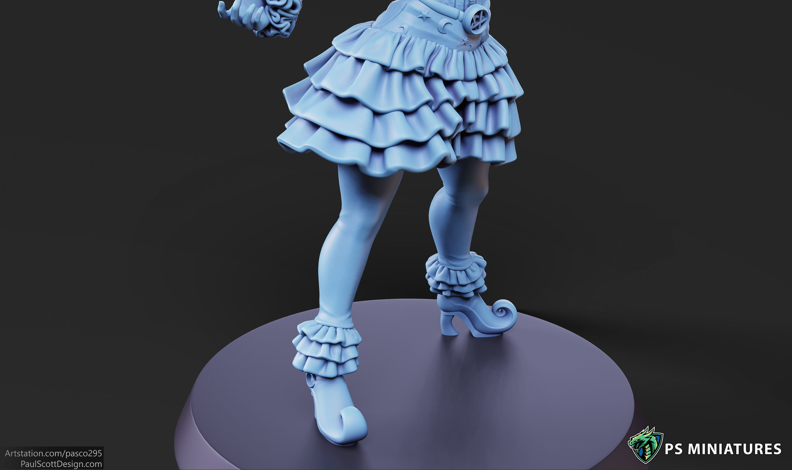 Witch Elf Pose 3 3D model 3D printable | CGTrader