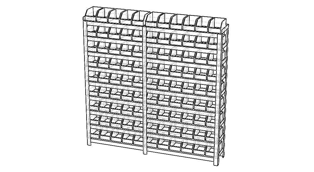Material Tool Box W Iron Shelf 3D model rigged | CGTrader