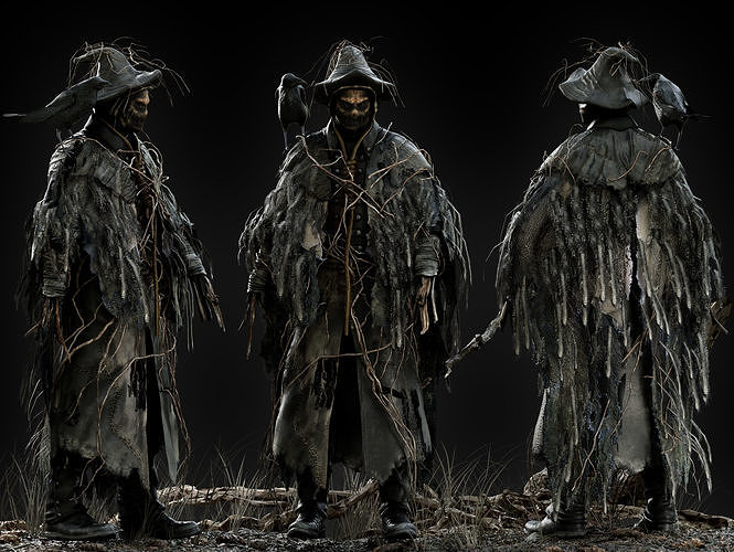 3D model Scarecrow VR / AR / low-poly rigged | CGTrader