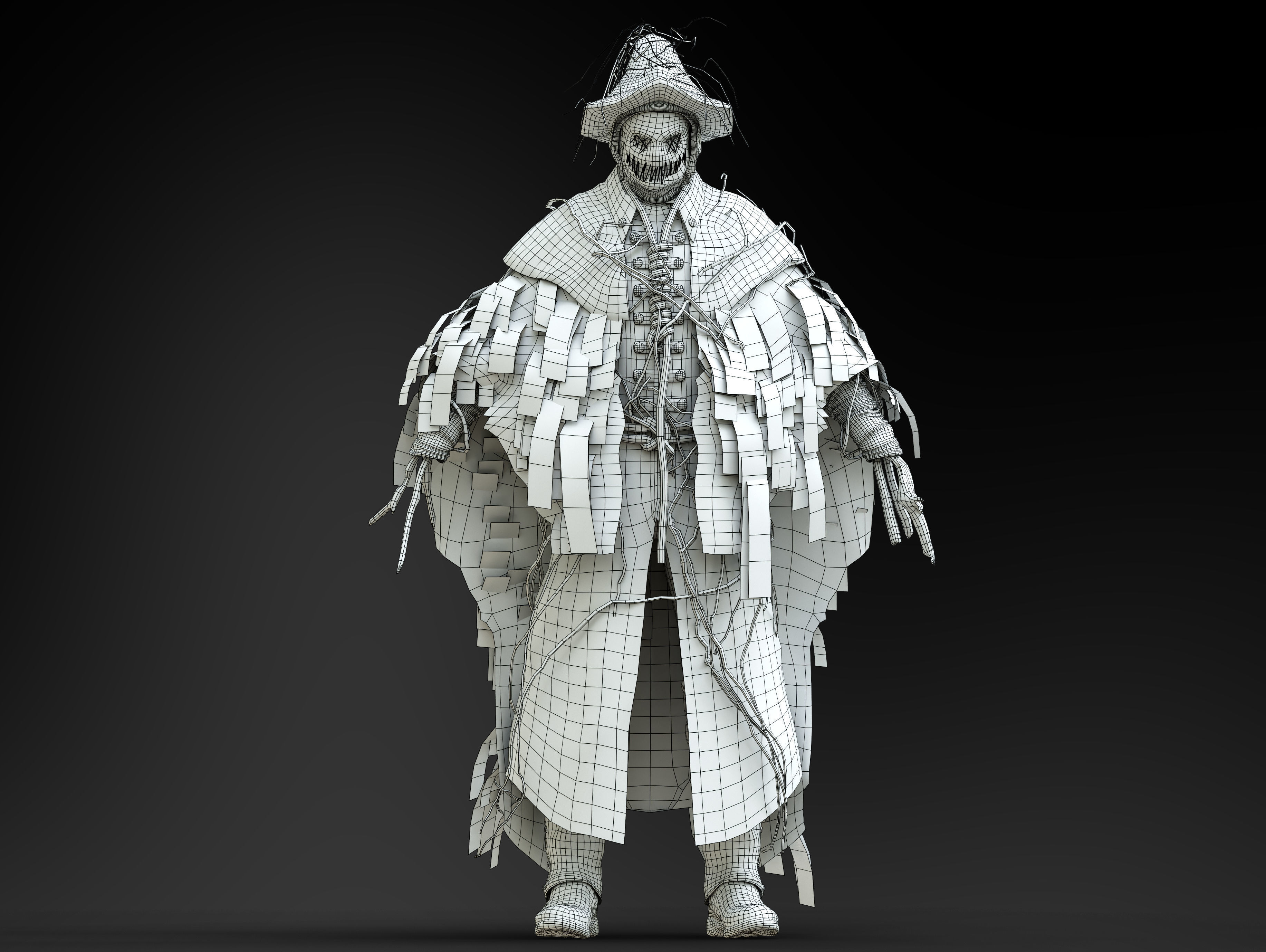 3D model Scarecrow VR / AR / low-poly rigged | CGTrader