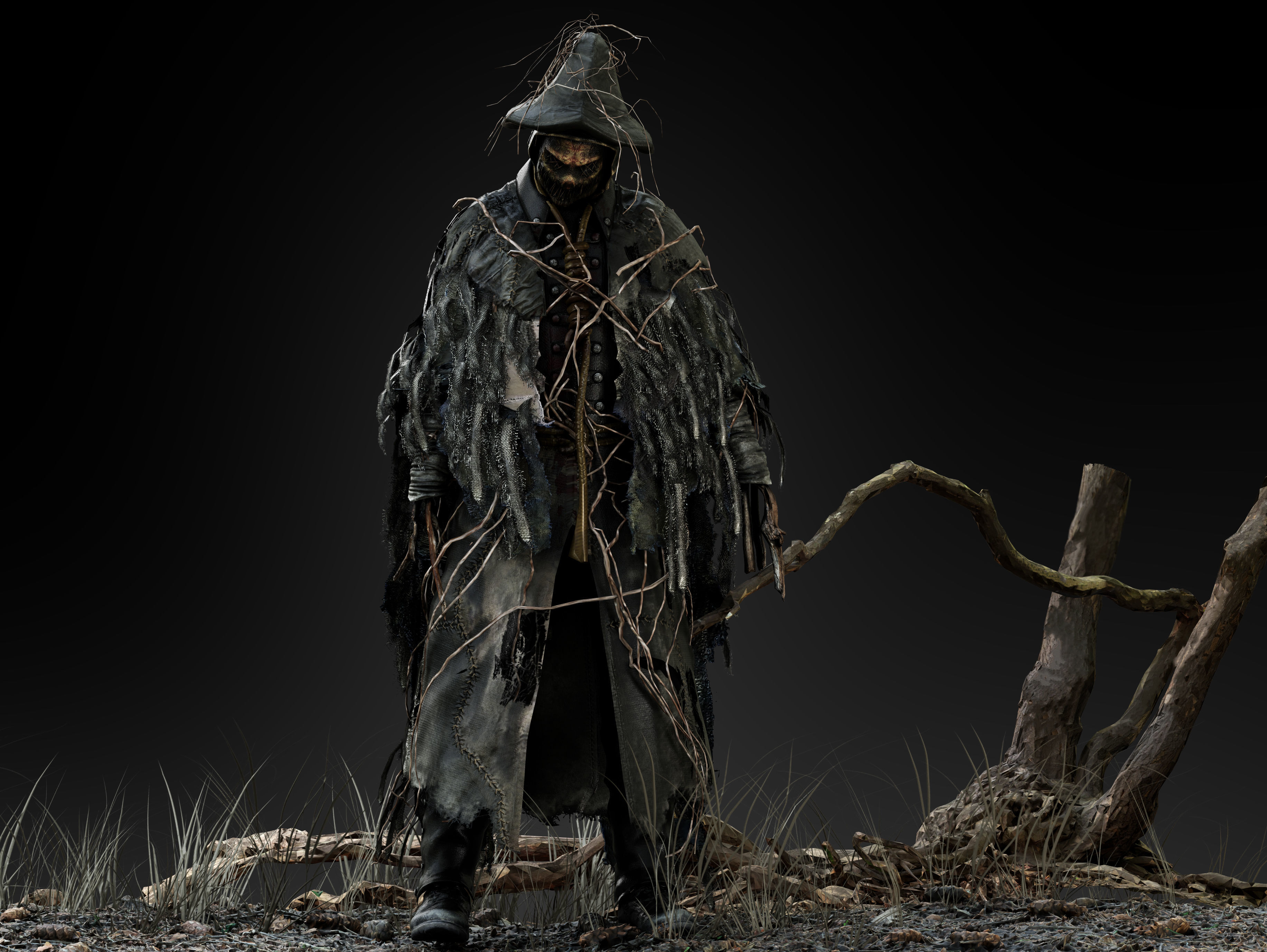 3D model Scarecrow VR / AR / low-poly rigged | CGTrader