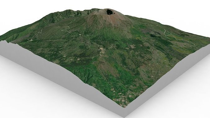 Vesuvio volcano 3D model | CGTrader
