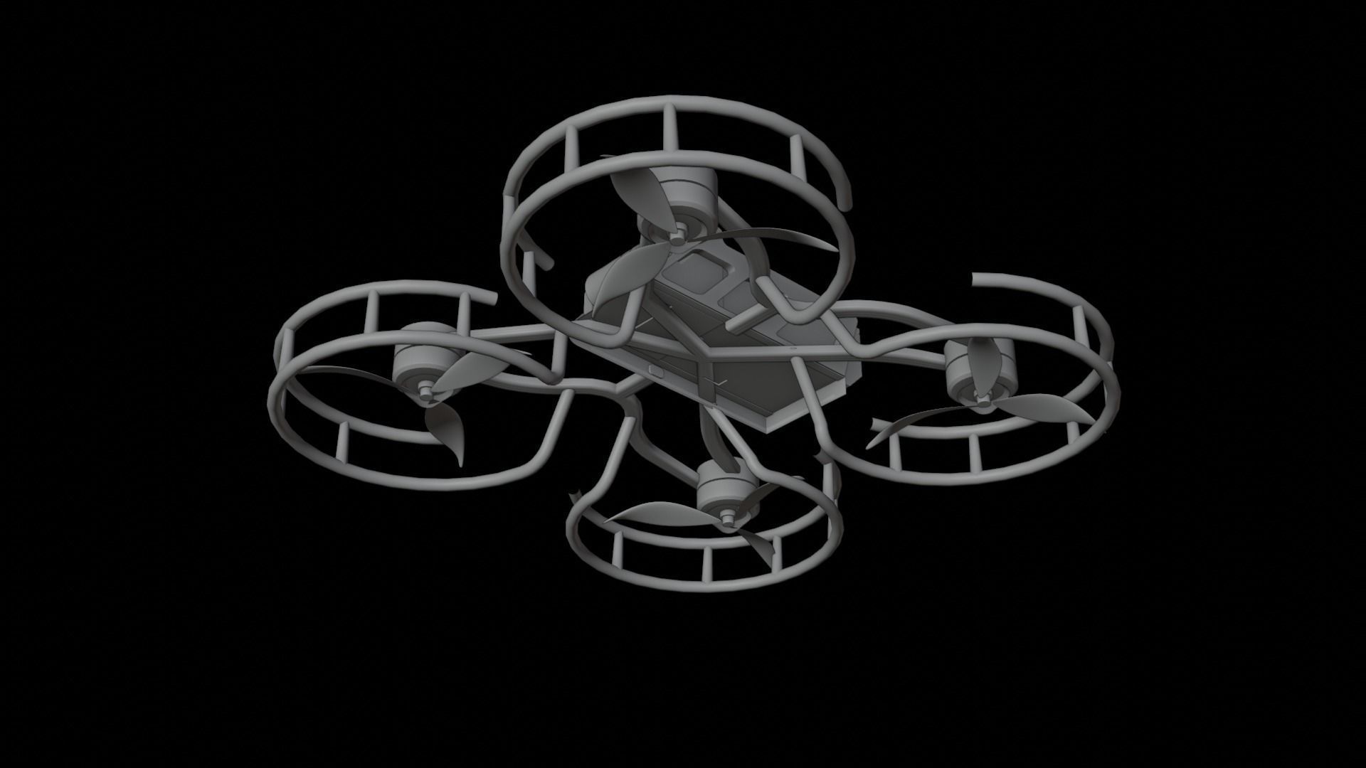 INDOOR FPV DRONE free 3D model animated | CGTrader
