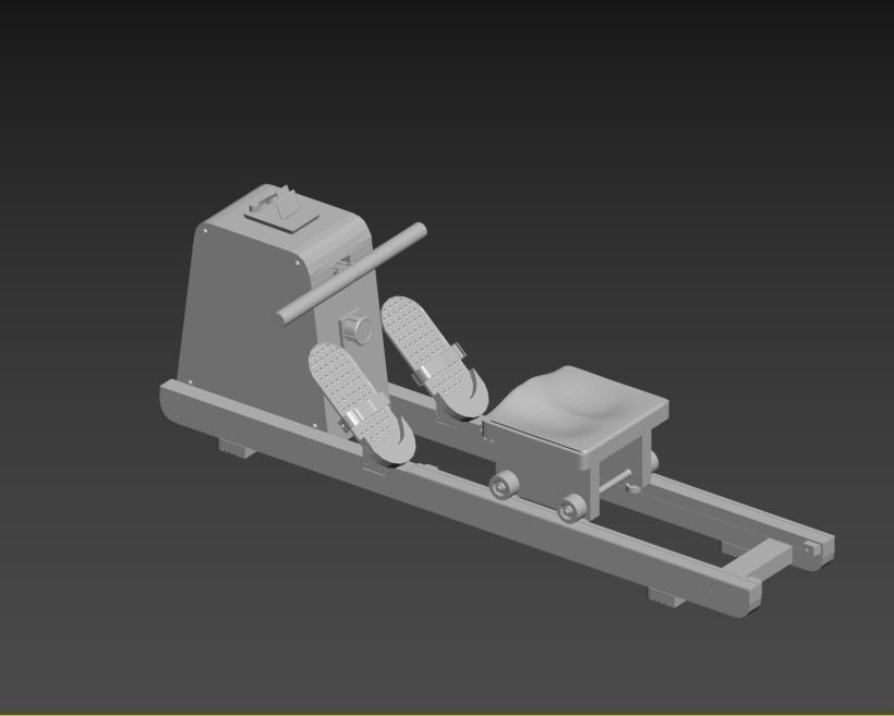 3d Rower model 3D model | CGTrader