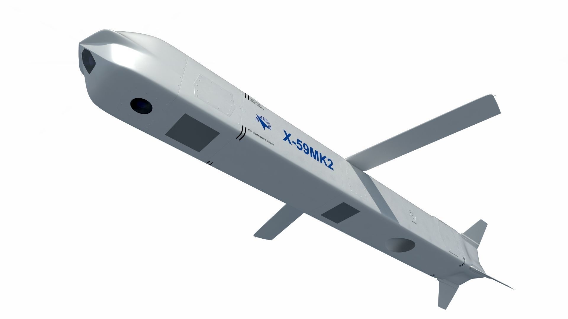 KH-59MK2 - X-59MK2 3D model animated | CGTrader