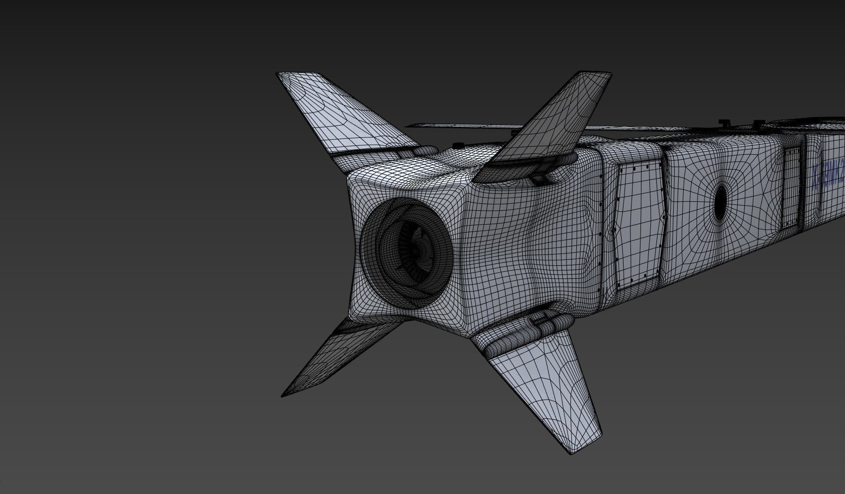 KH-59MK2 - X-59MK2 3D model animated | CGTrader