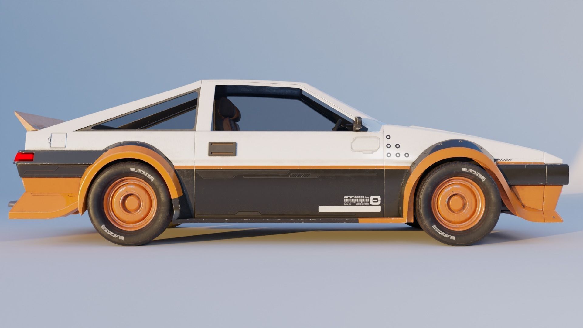 Cyberpunk Factional AE86 3D model | CGTrader