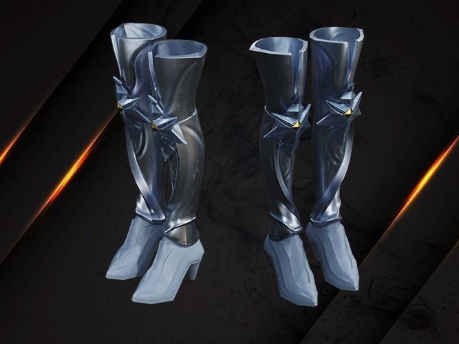 3D model Wizard leg armor female lowpoly game asset VR / AR / low-poly ...