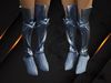 3D model Wizard leg armor female lowpoly game asset VR / AR / low-poly ...