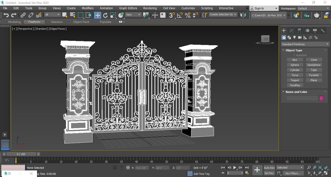 Royal Gate 3D model | CGTrader