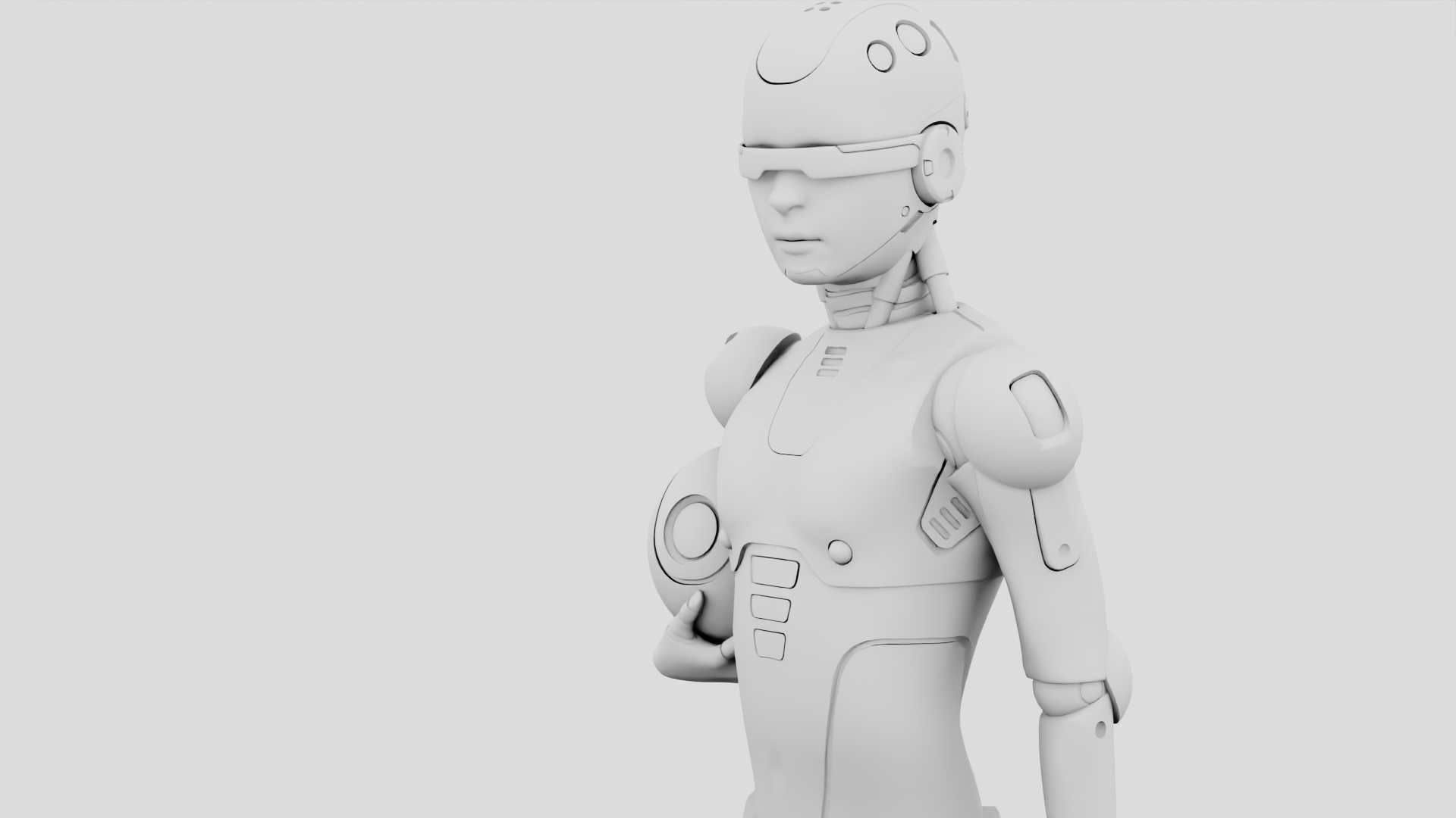 CHILD BOT ARNOLD RIGGED 3D model rigged | CGTrader