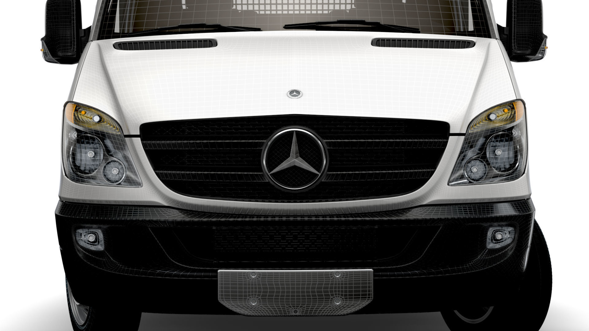 Mercedes Benz Dropside Tail Lift 2008 3D model | CGTrader