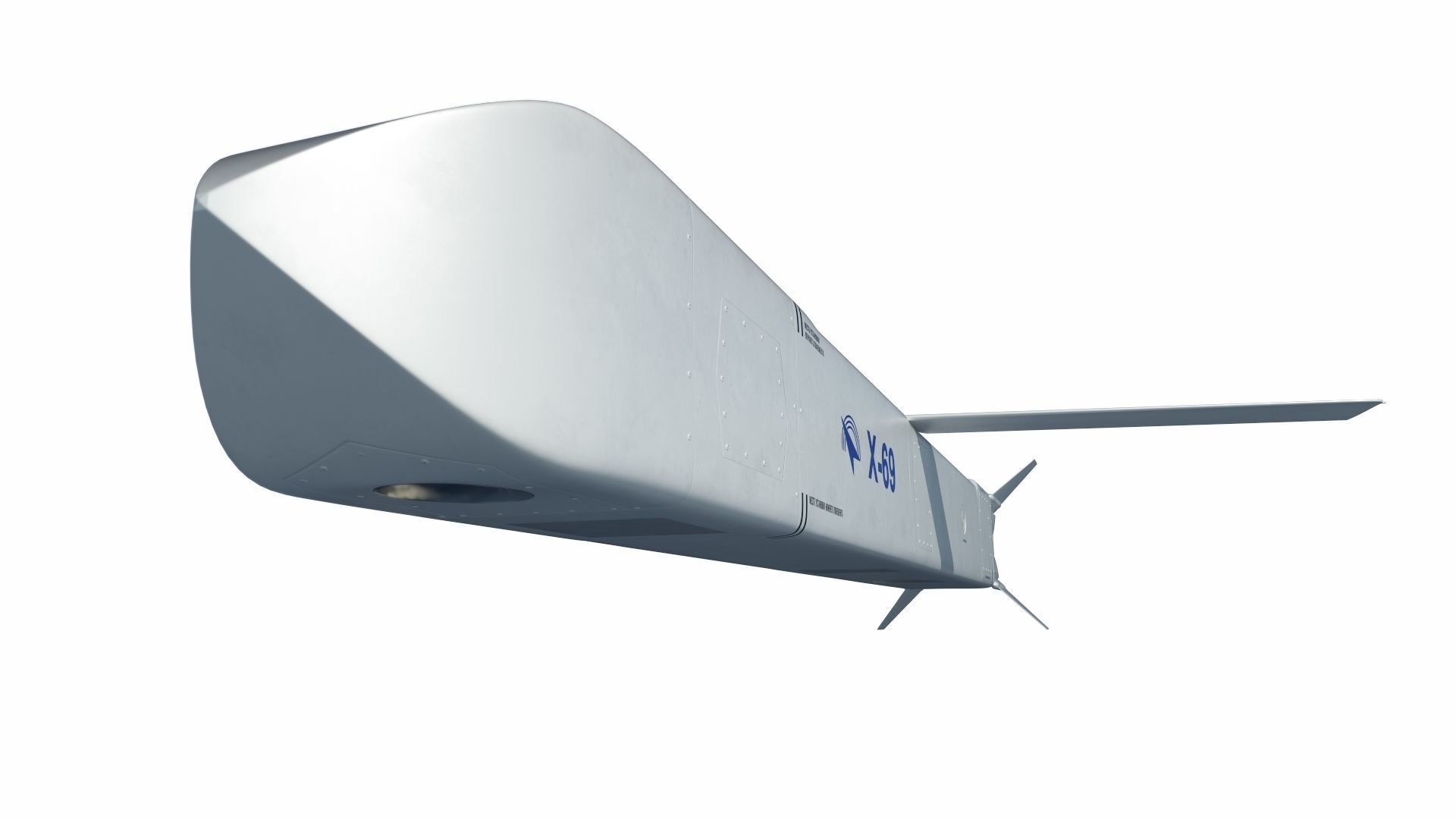 Kh-69 - X-69 stealth cruise missile 3D model animated | CGTrader