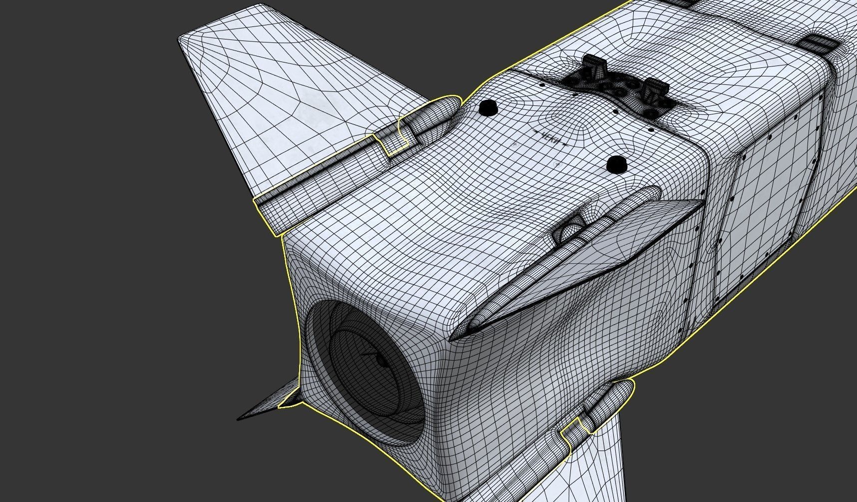 Kh-69 - X-69 stealth cruise missile 3D model animated | CGTrader