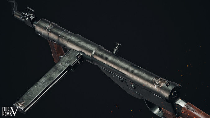 3D model Sten Mark V - Game Ready Model VR / AR / low-poly | CGTrader