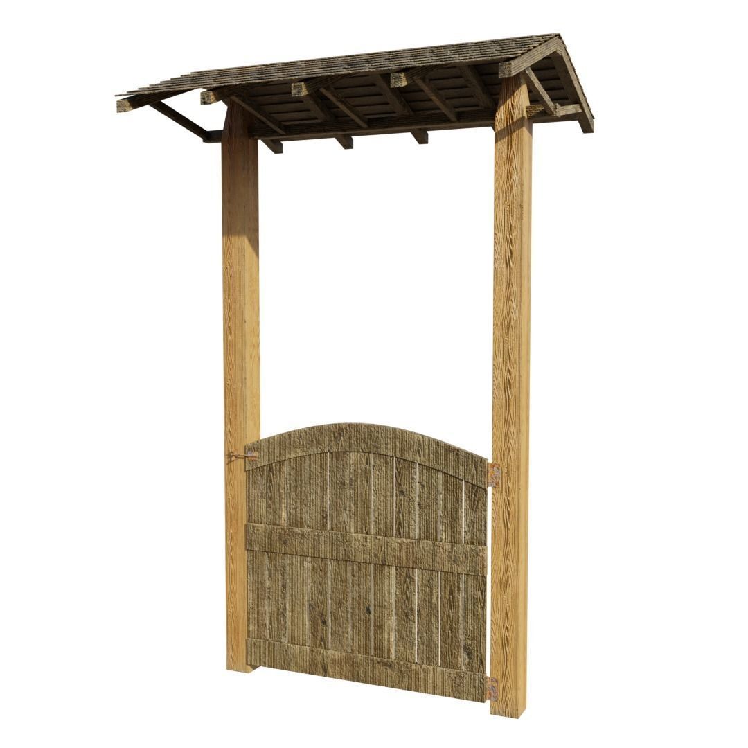Garden Gate 3D model | CGTrader