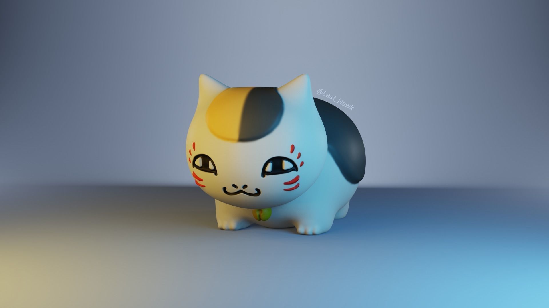 Cat Madara Natsume Yuujinchou San 3D model 3D printable | CGTrader