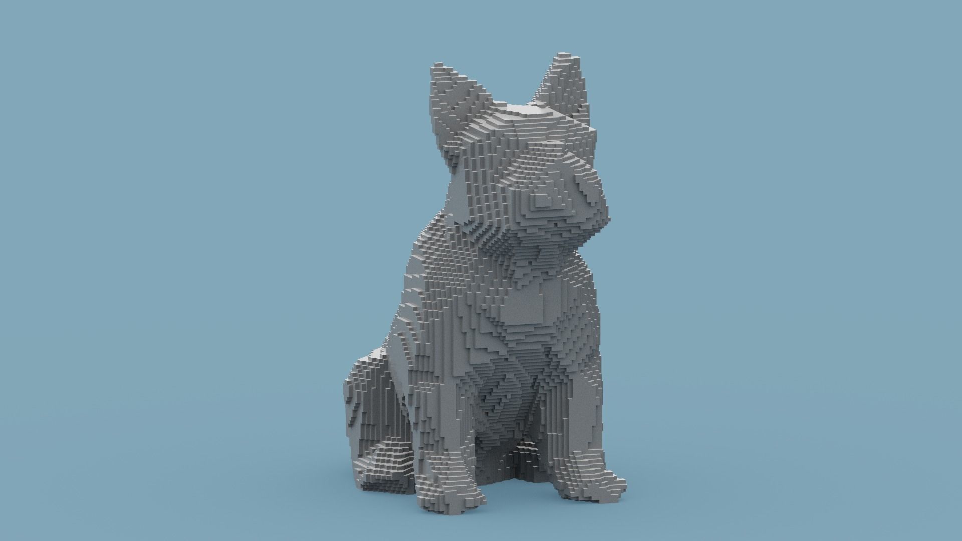 3D model Voxel Dog VR / AR / low-poly | CGTrader