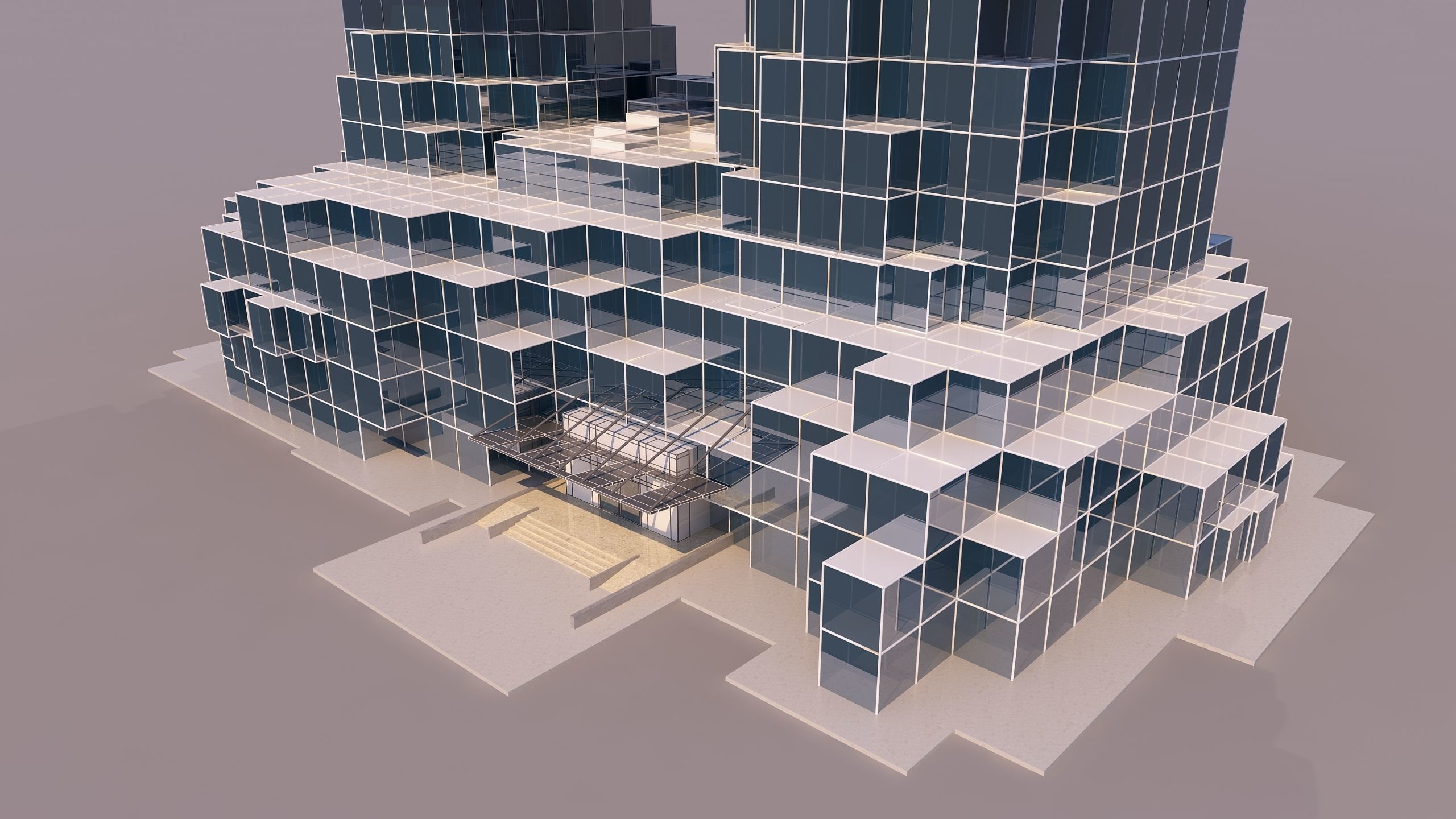 0183 - Skyscraper Architecture 3D Project - 2D Drawings 3D model | CGTrader