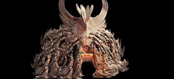 Dantes Inferno Ghost Throne 3D model | CGTrader