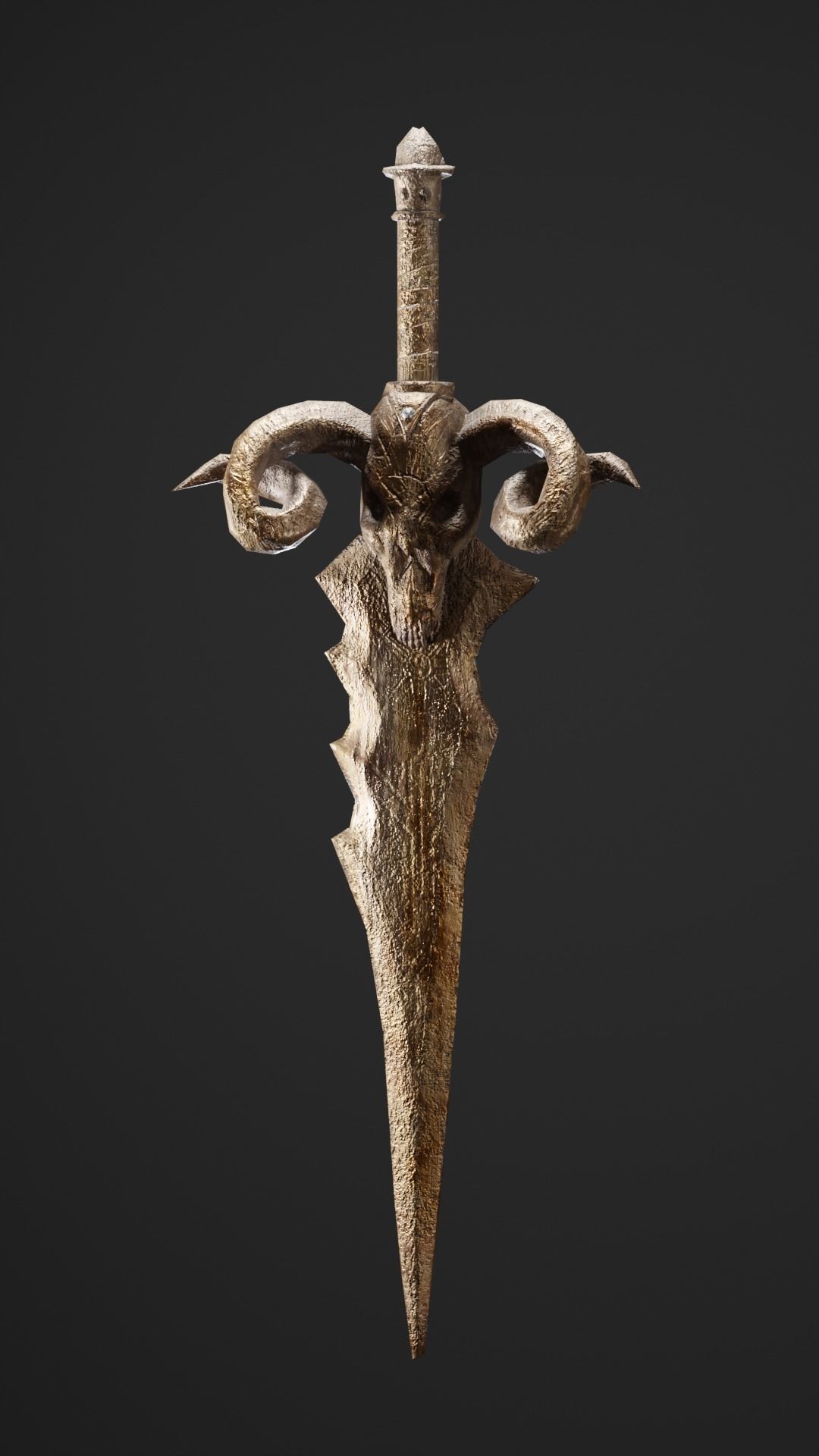 3D model sword skull collection 3 model Game assets VR / AR / low-poly ...