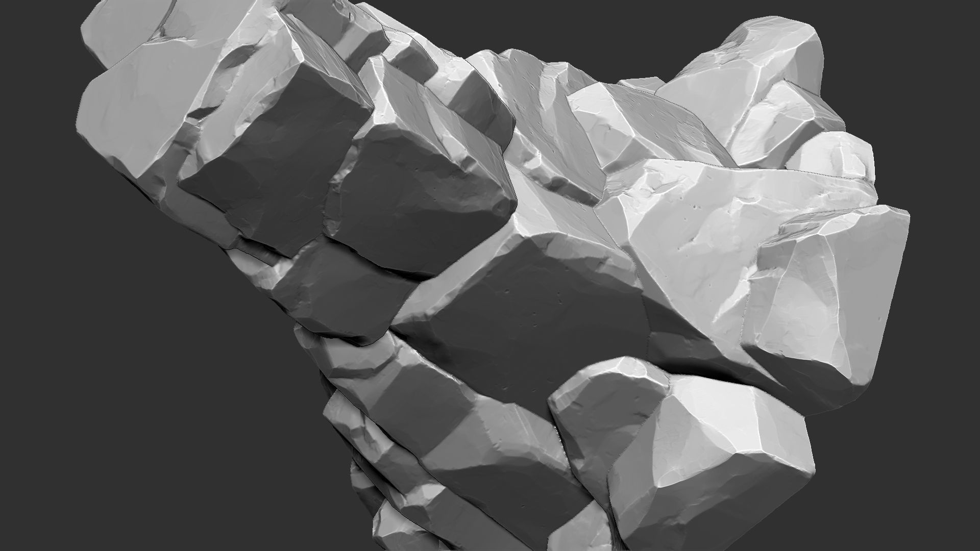 3D Mountain rock Zbrush sculpt 3D model | CGTrader