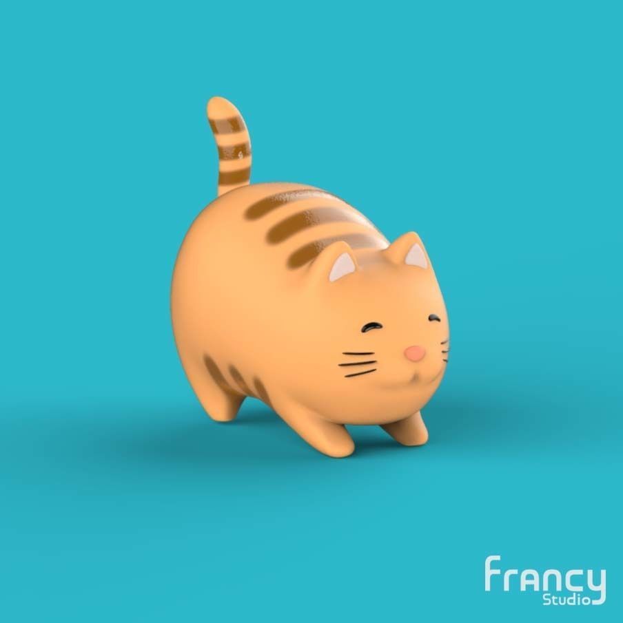 potatocat for plant 3D model 3D printable | CGTrader