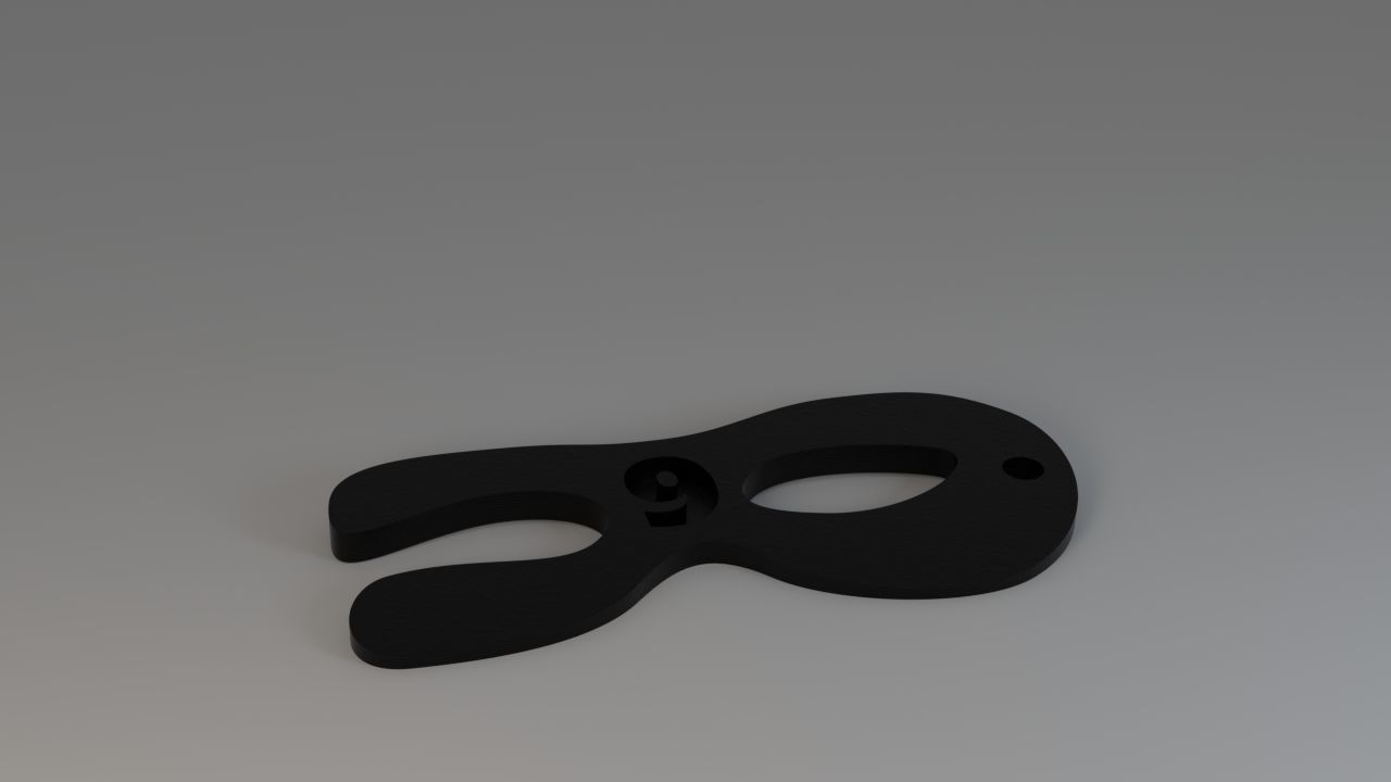 Key-chain of Victor Osimhen Napoli Soccer 3D model 3D printable | CGTrader