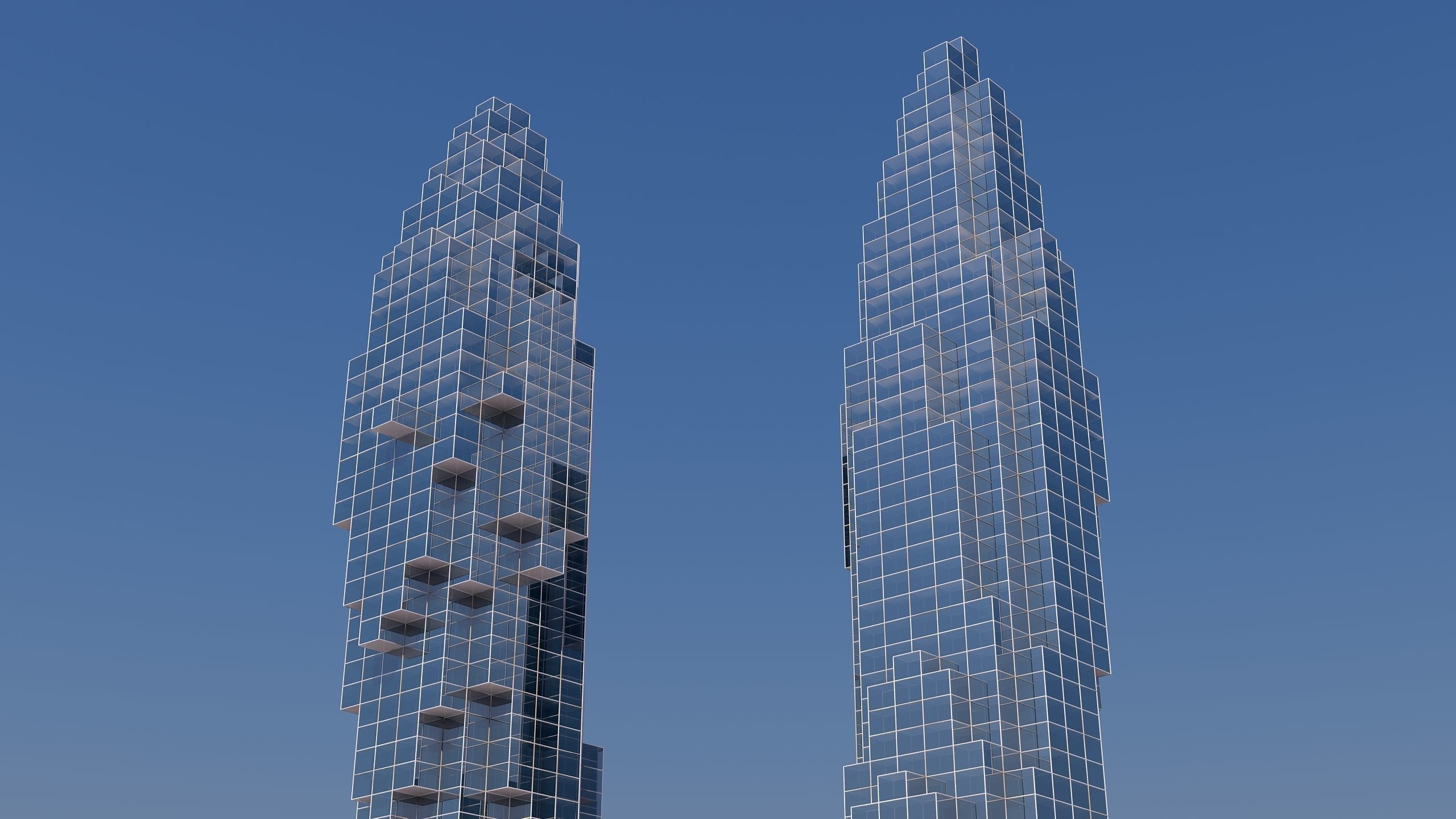 0184 - Skyscraper Architecture 3D Project - 2D Drawings 3D model | CGTrader