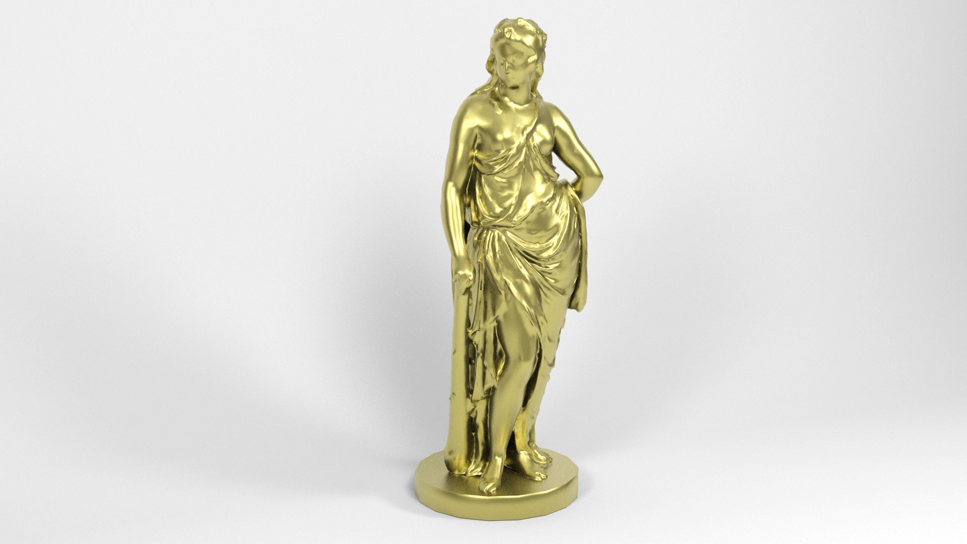 3D model Greek statue VR / AR / low-poly | CGTrader