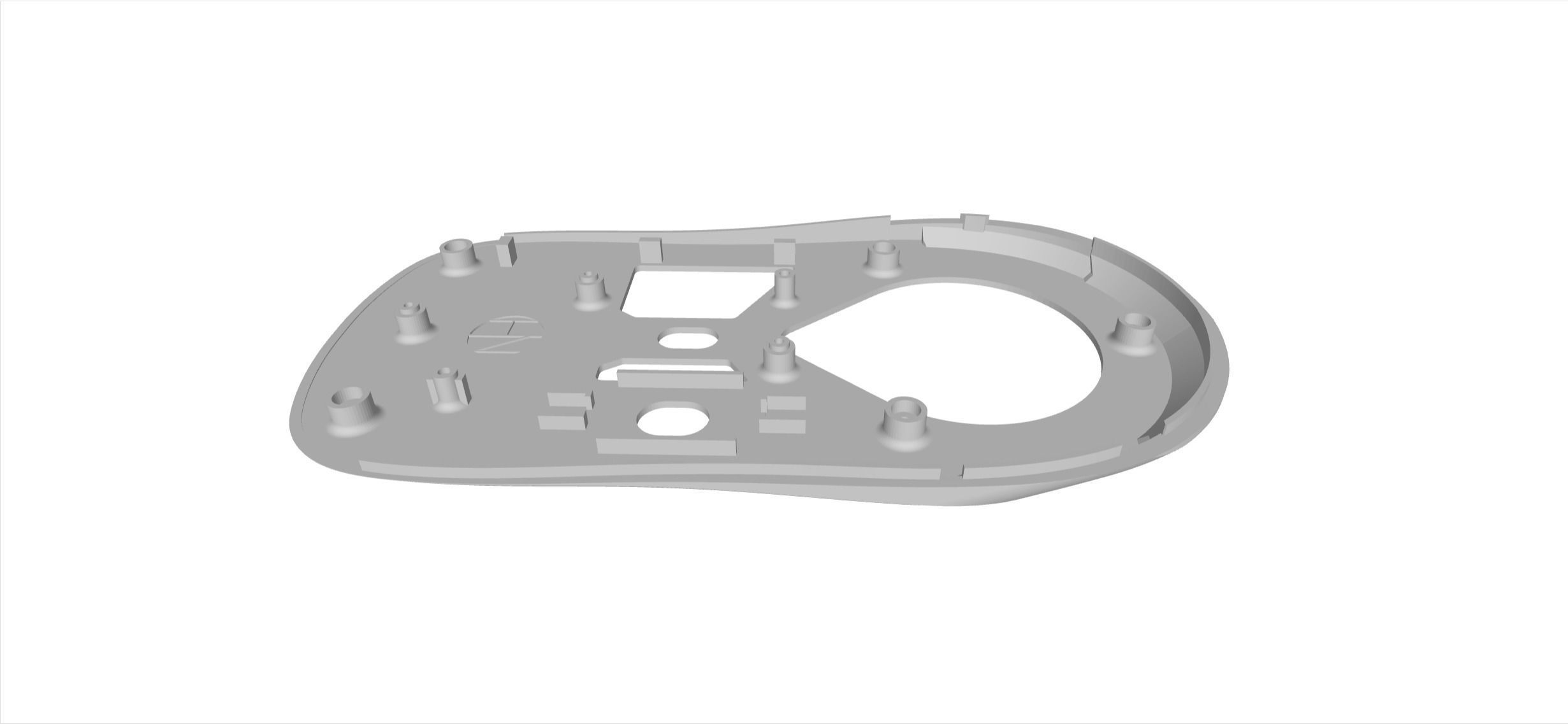 Logitech G Pro X Superlight Custom base mod optimum tech 3D model 3D ...