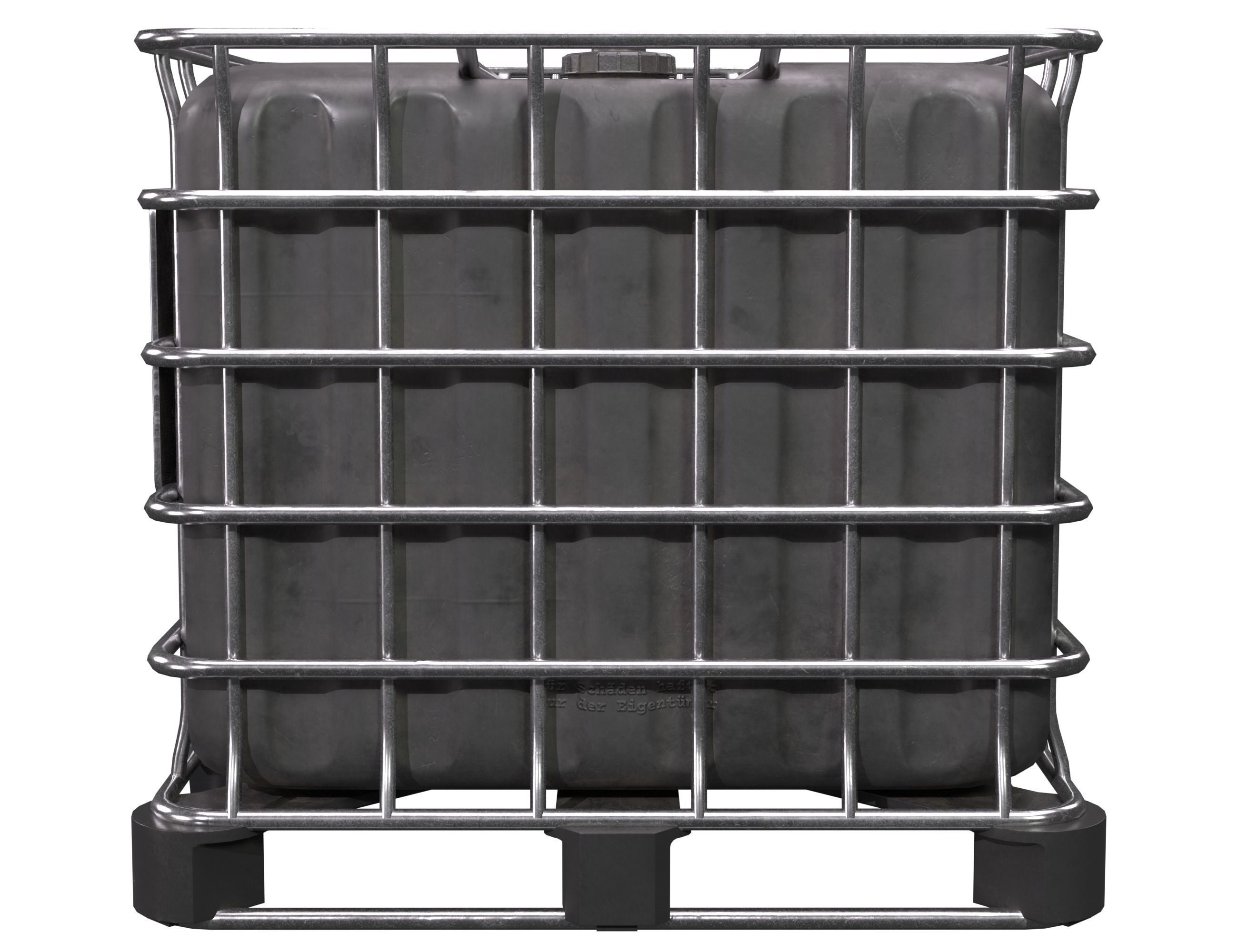 3D model Intermediate black Bulk Container VR / AR / low-poly | CGTrader