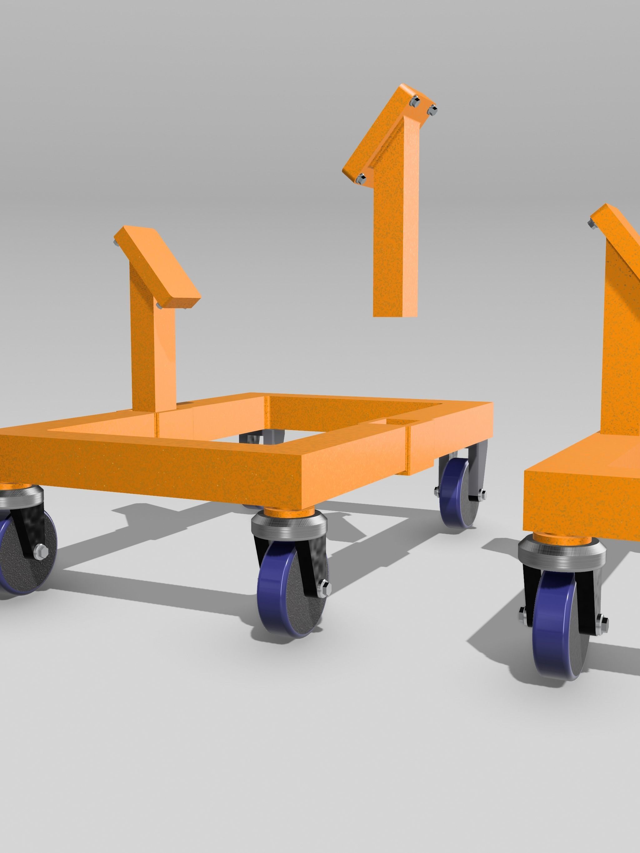 Engine Trolley x4 styles for Diorama 3D model 3D printable | CGTrader