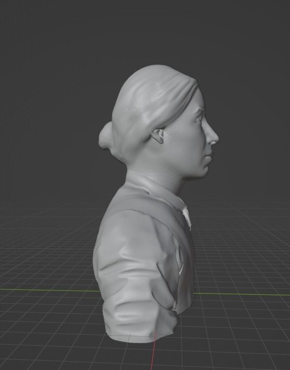 Emily Dickinson 3D model 3D printable | CGTrader