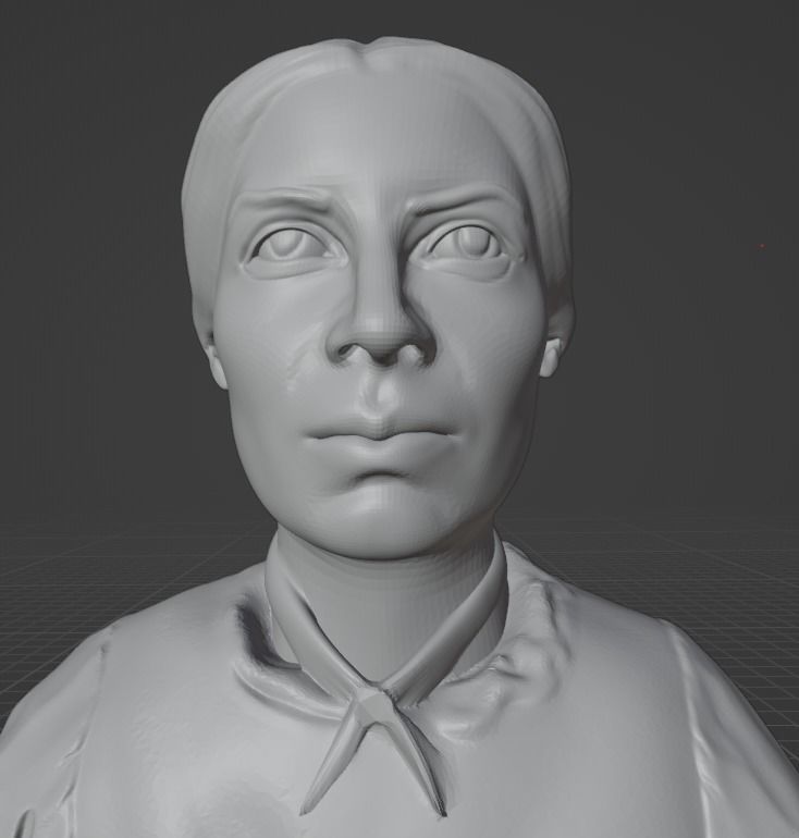 Emily Dickinson 3D model 3D printable | CGTrader